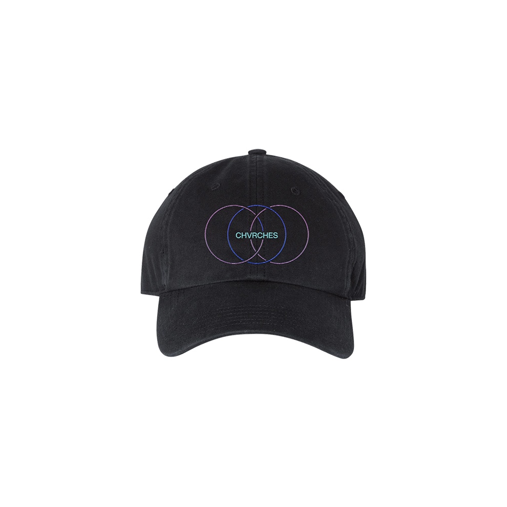 Embroidered Circle Black Cap – CHVRCHES UK